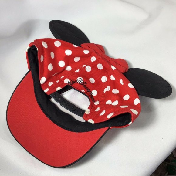 Disney | Other | Minnie Mouse Youth Cap Disney World Polka Dot Cap ...